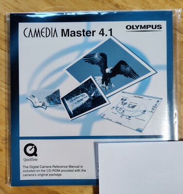 OLYMPUS CAMEDIA MASTER 4.1 DIGITAL CAMERA SOFTWARE QUICKTIME DISK UNOPENED/ NIP | eBay