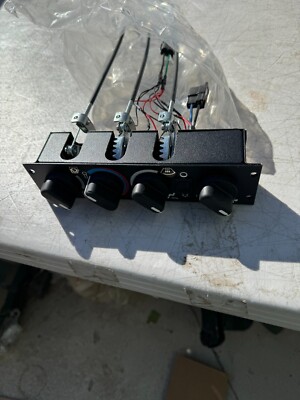 RED DOT OSHKOSH NOS HEAT AC CONTROL PANEL WITH CABLES 3818101 6110-01 ...