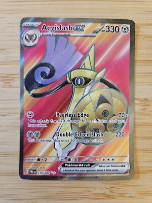Aegislash ex 230/182 Paradox Rift (PAR) Full Art Pokemon Card | eBay
