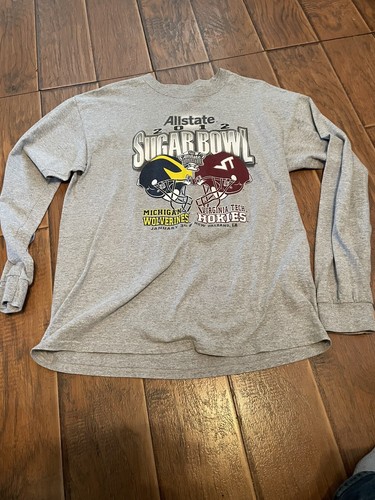 Allstate 2012 Sugar Bowl Michigan vs. Virginia Tech T-shirt, Sz. L ...