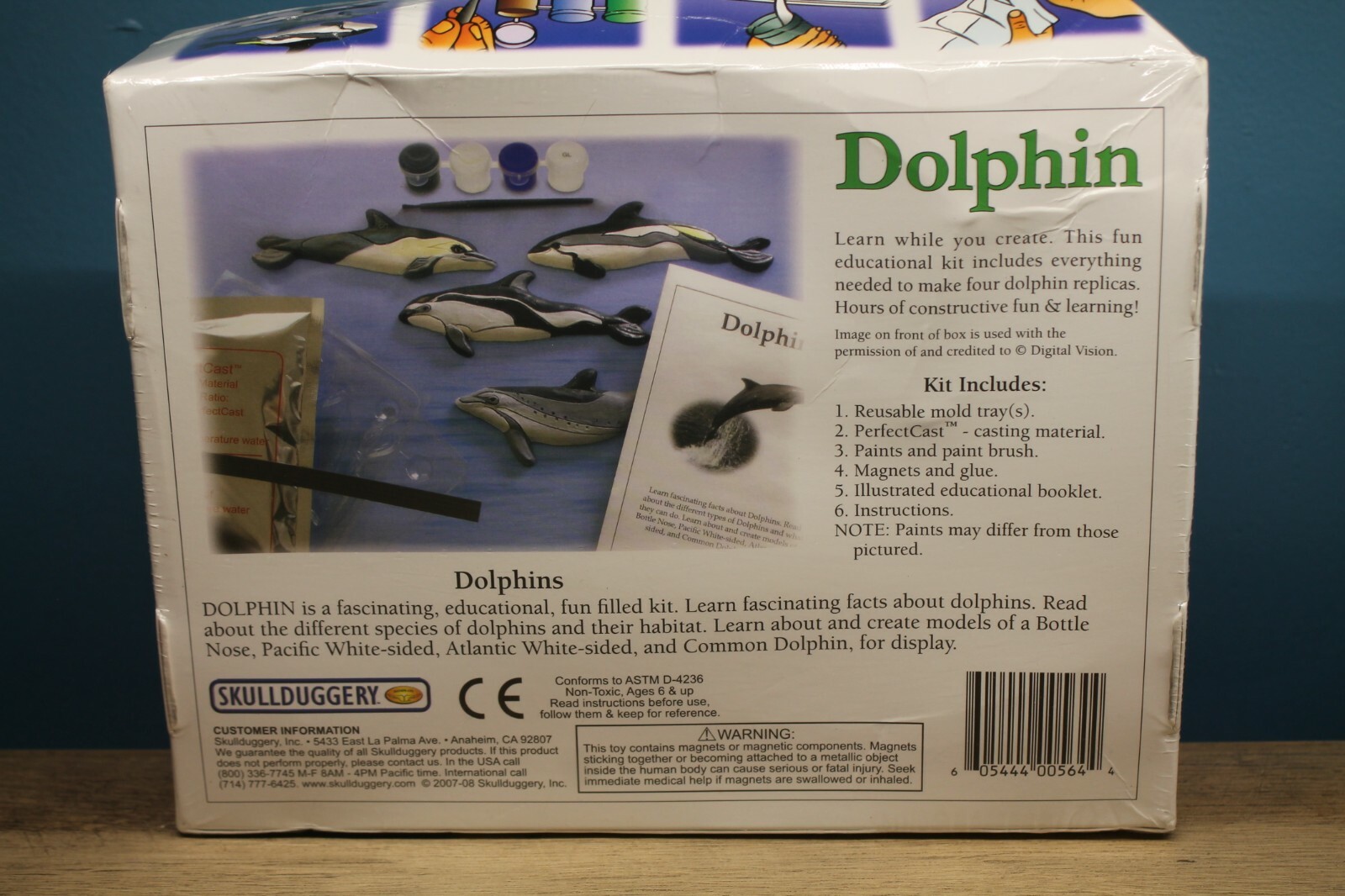 Eyewitness Kits Dolphin Model Casting Kit - Paint 4 Dolphins New BOX ...