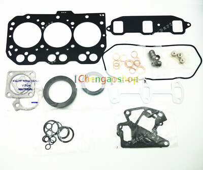 Full Gasket Kit Fit for Yanmar 3D74E 3TNE74 Engine John deer Overhaul # ...