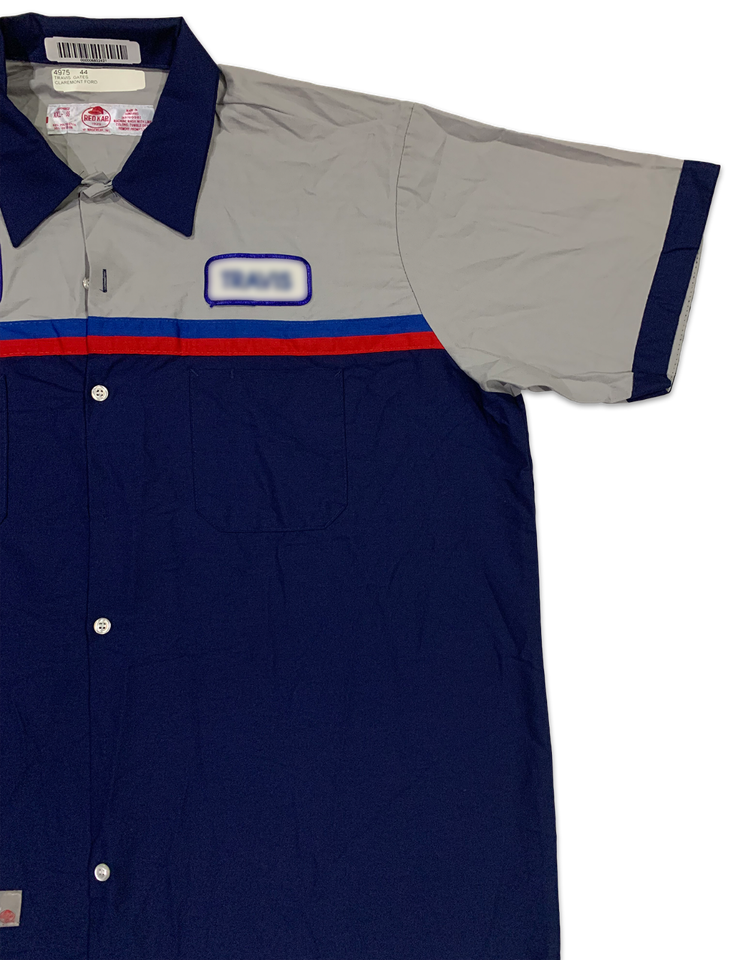 Red Kap Ford Quality Care Specialty Work Shirt Automotive Technician ...