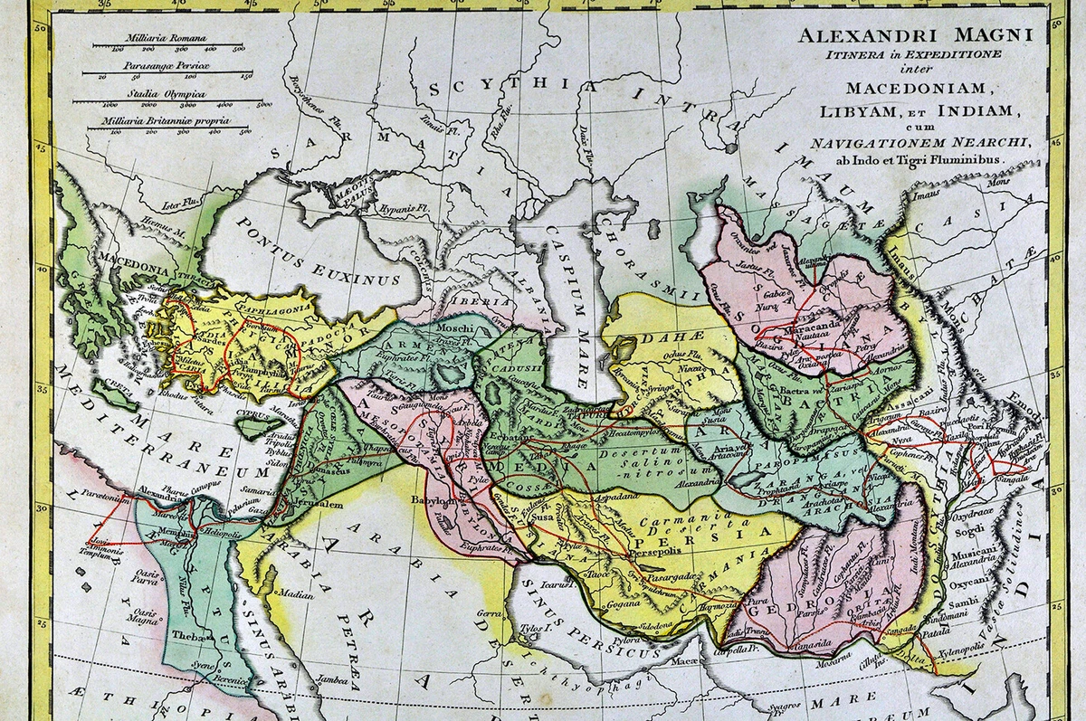 Alexander The Great Empire Map