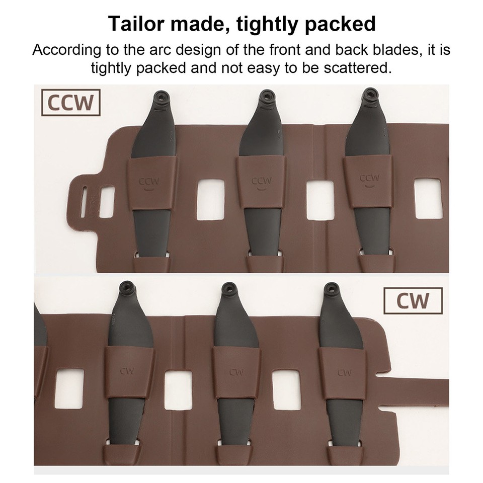 Sunnylife Rc Drone Propeller Carrying Bag Brown Silicone Folding ...