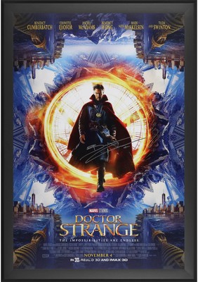 Benedict Cumberbatch Doctor Strange Framed Autographed 27" x 40" Movie ...