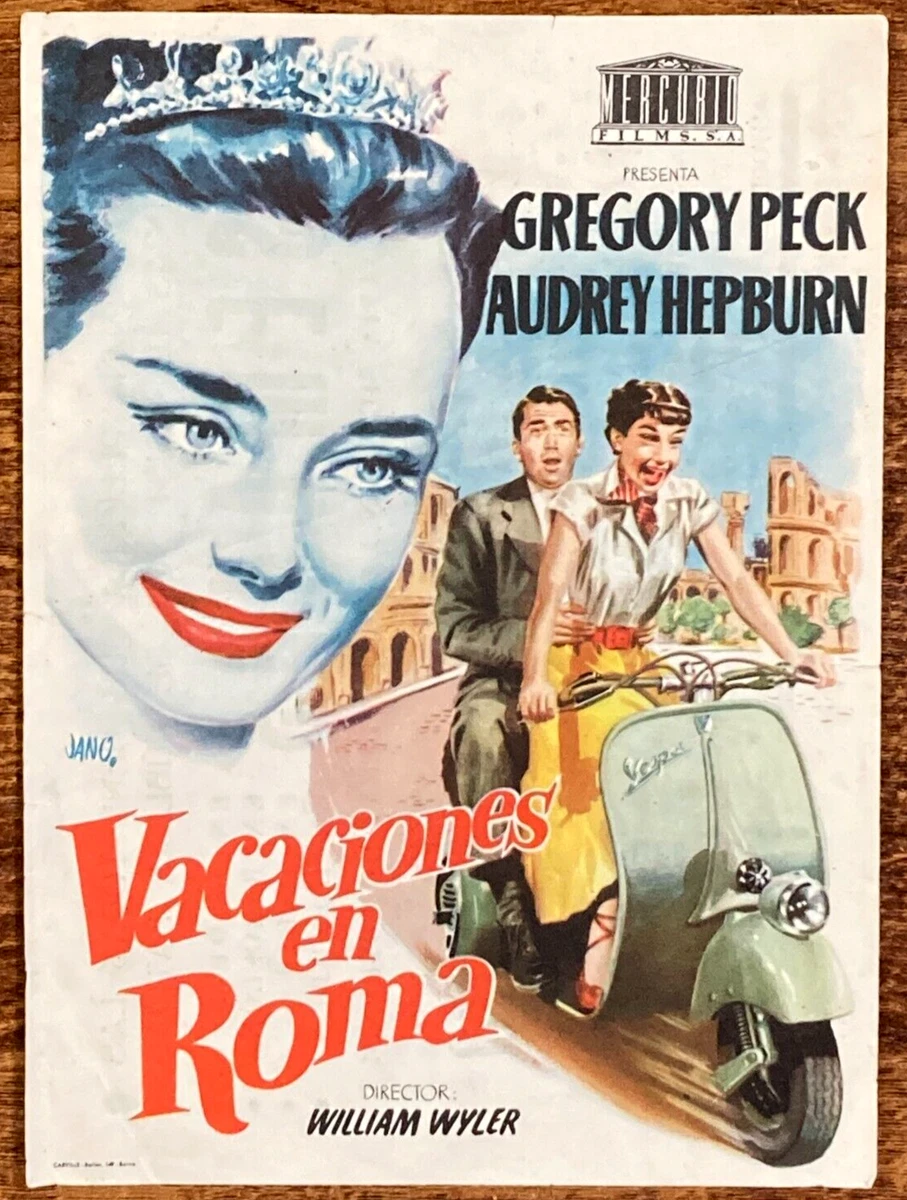 Audrey Hepburn Roman Holiday Vespa