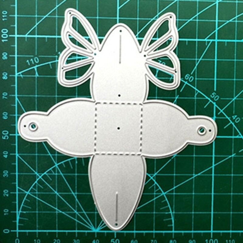 Butterfly Box Metal Die-Cut Candy Gift Box Cutting Dies DIY Embossing ...