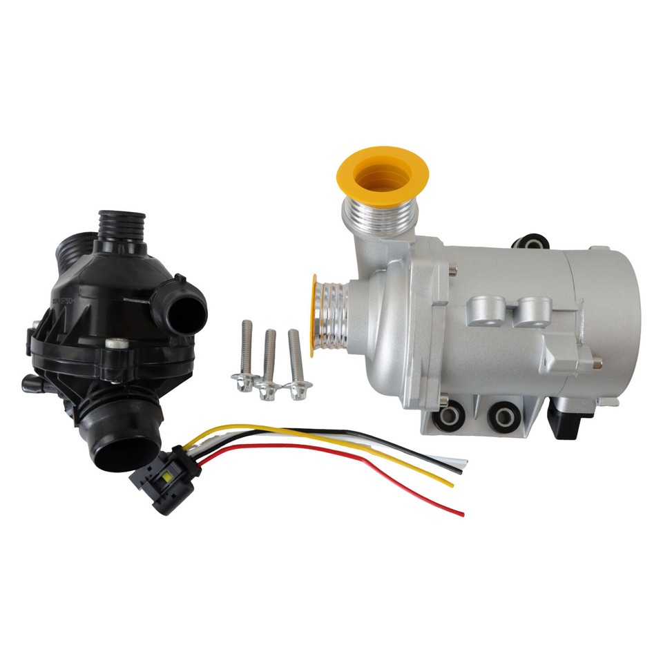Electric Water Pump W/Thermostat & Bolt For BMW 128i 325i 328i 330i ...