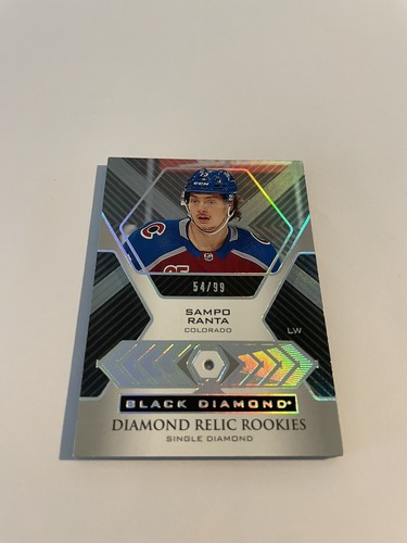 2021-22 Black Diamond Sampo Ranta Silver Diamond Rookie Relics #d/99 | eBay