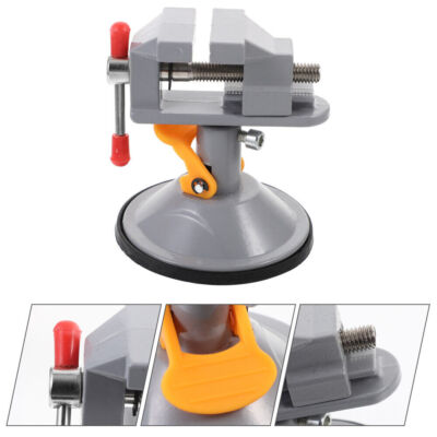 Suction Cup Mini Vise Aluminum Alloy Bench Clamp Woodworking | eBay