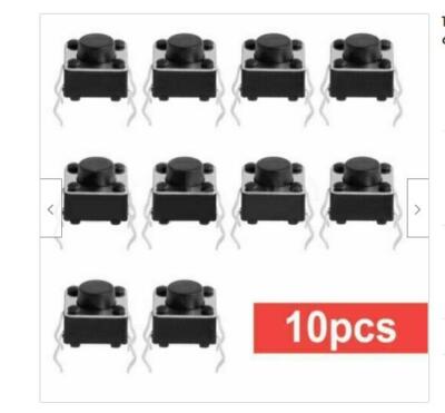 10Pcs Tactile Push Button Switch Tact Switch for Arduino 12V 4P DIP ...