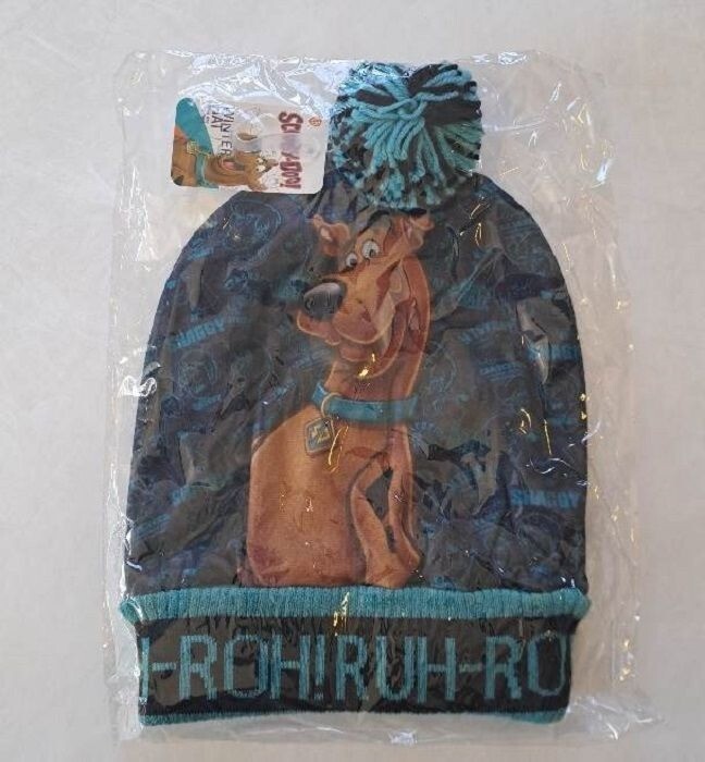 New Scooby Doo Ruh Roh Beanie Hat Adult Winter One Size NIP Cartoon Dog ...