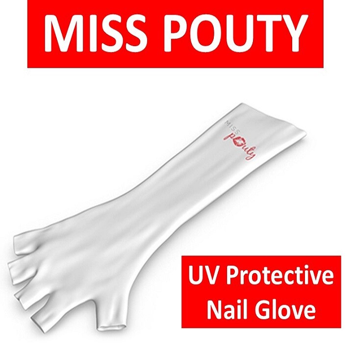 Anti UV Ray Protect Nail Gloves Radiation Proof Glove nail Art ...