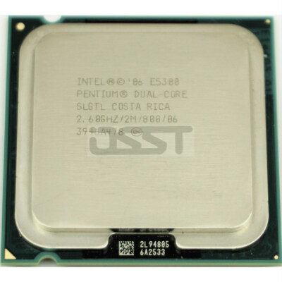 Intel Pentium Dual Core E5300 SLGTL FSB 800MHZ CPU Processor LGA 775 ...