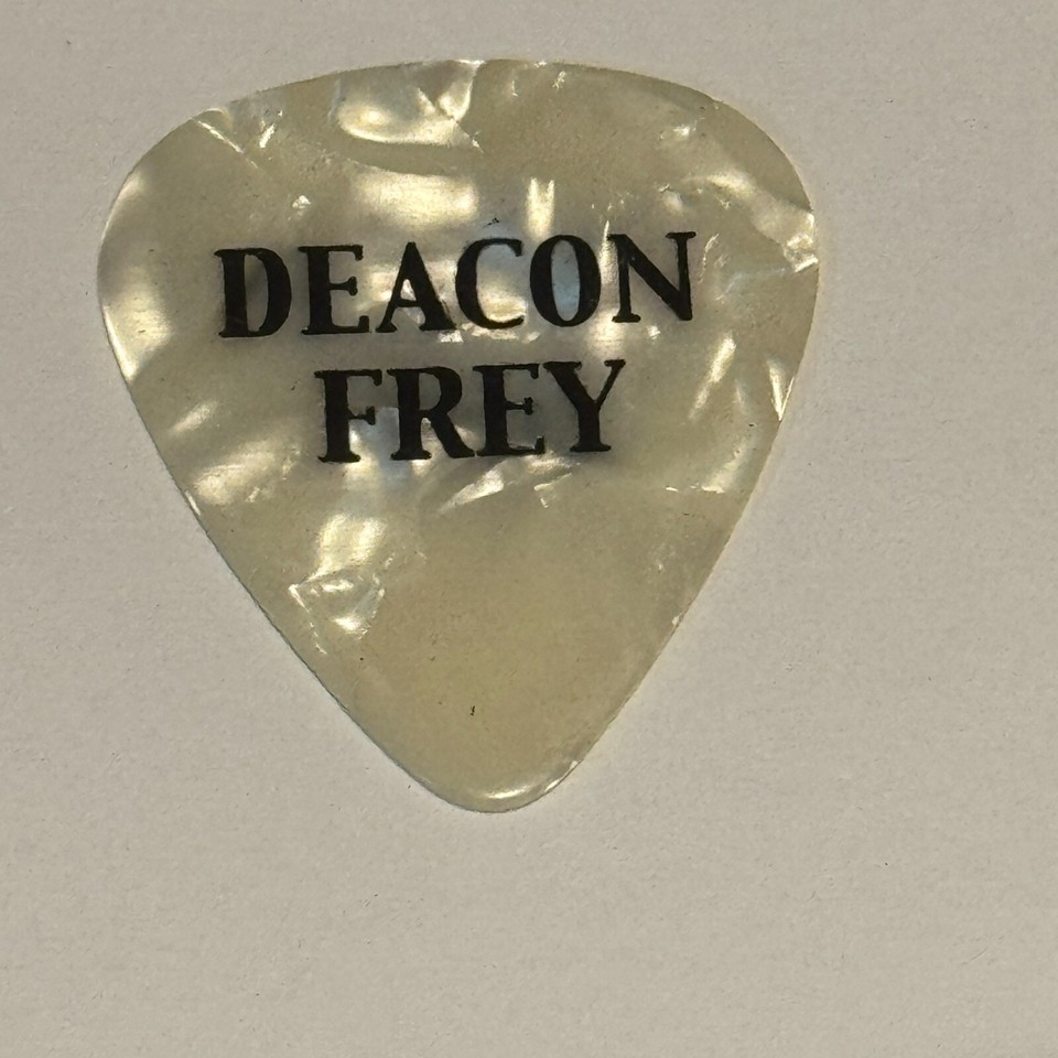 EAGLES DEACON FREY GUITAR PICK 2017 TOUR CONCERT STAGE ARTIST ISSUED ...