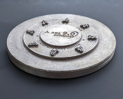 RARE America Online Collectible Disc, AOL "Bunker Hill" CD, EMBOSSED ...