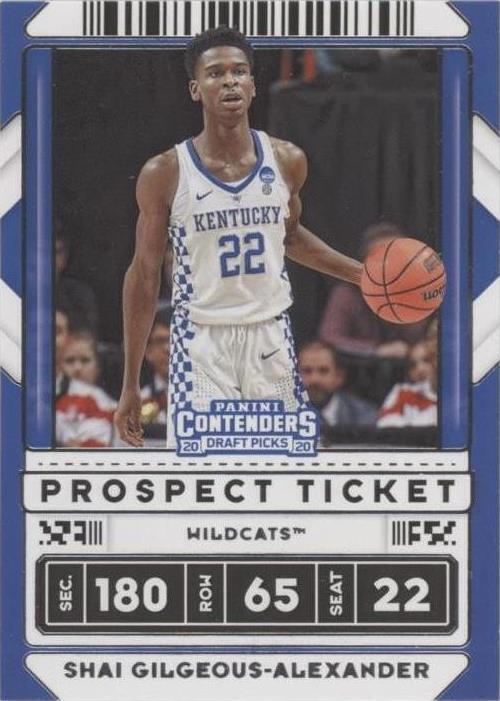 2020-21 Panini Contenders Draft Picks - Shai Gilgeous-Alexander #39 ...