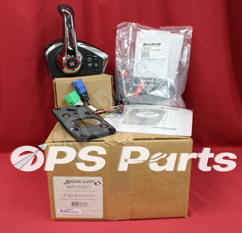 New/ OEM Mercury Next Gen Verado Single Console DTS ERC W/Trim- Part ...