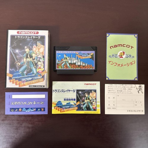 Complete Product Dragon Slayer Iv Famicom Software Namco | eBay