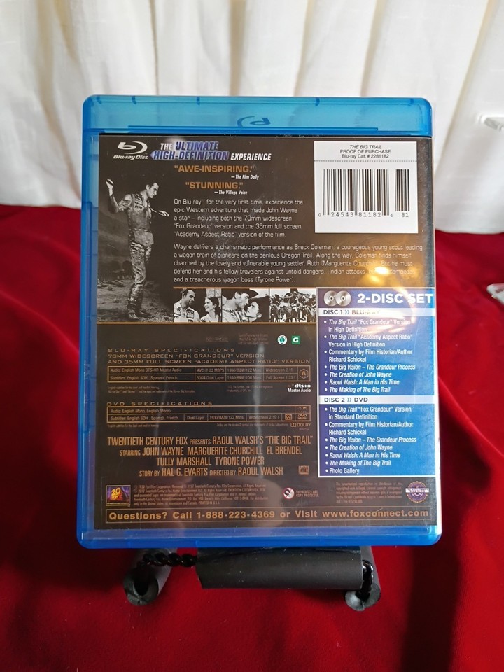 John Wayne: The Big Trail (Blu-ray + DVD, 1930, Raoul Walsh) Very Nice | eBay