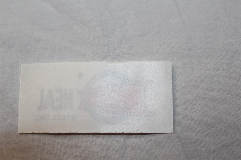 Collectible Sticker Decal Label Advertising O'Neal Steel Inc | eBay