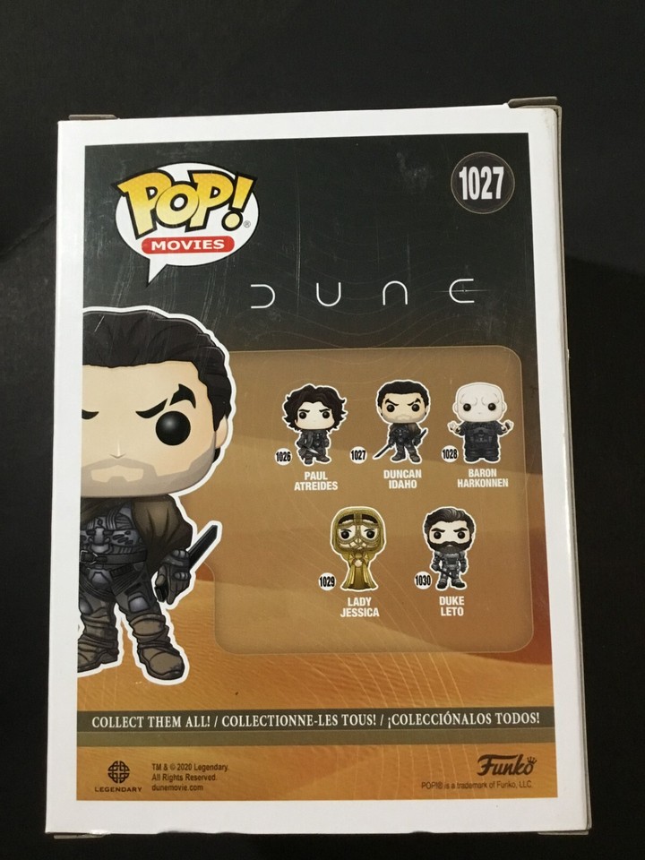 Funko POP! MOVIES Vinyl Figure # 1027 DUNE DUNCAN IDAHO | eBay