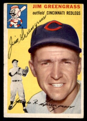 1954 Topps Baseball #22 Jim Greengrass Signed Autograph (no COA) | eBay