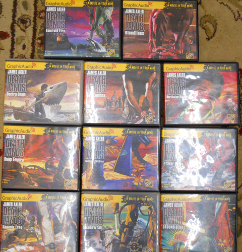 James Axler Death Lands Series Lot of 11 Complete Graphic Audio Books ...