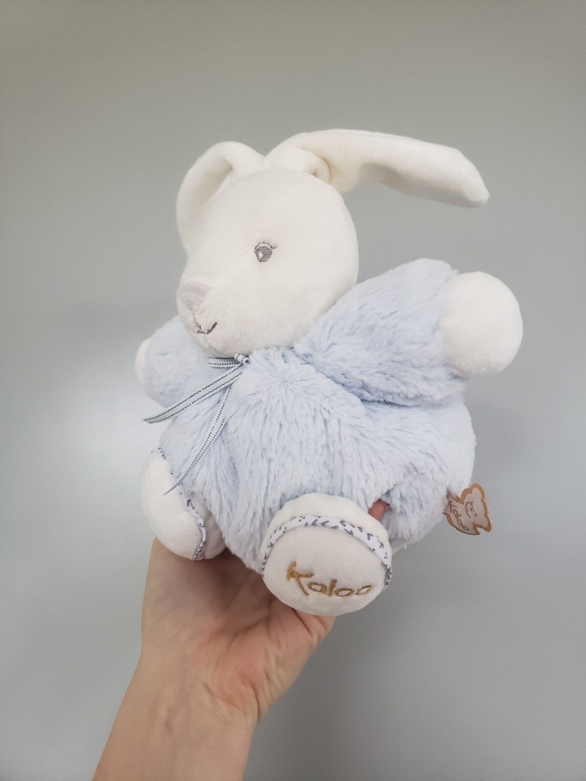 Kaloo ~ Perle Chubby Bunny Rabbit Blue Soft Toy Comforter ~ | eBay UK