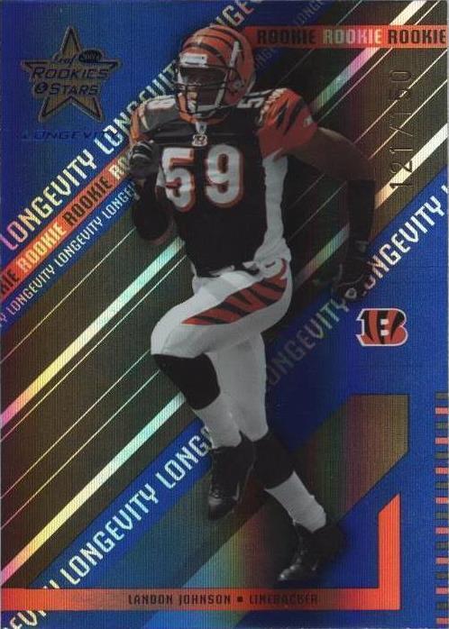 2004 Leaf Rookies & Stars Longevity - Rookie Landon Johnson #119 ...