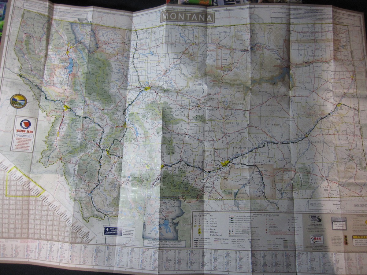 Montana State Hwy Map Download Montana State GIS Data County, Rail,