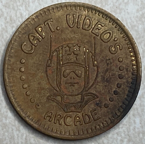 Laurel MD Captain Video Capt. Arcade Pinball Jukebox Trade Token T909 ...