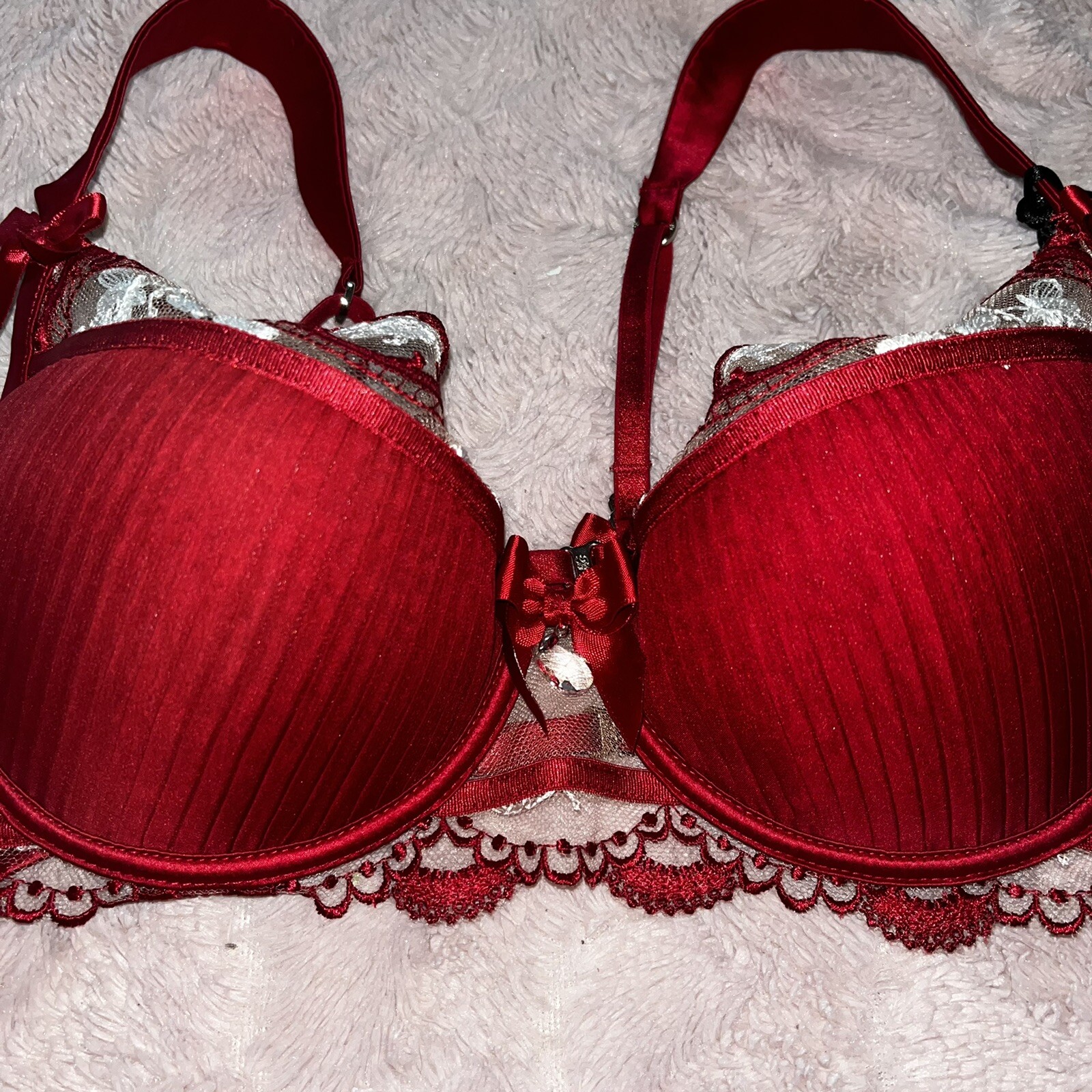New Honey Birdette Red Mimi Bra Size 14c/36c/80c | eBay Australia