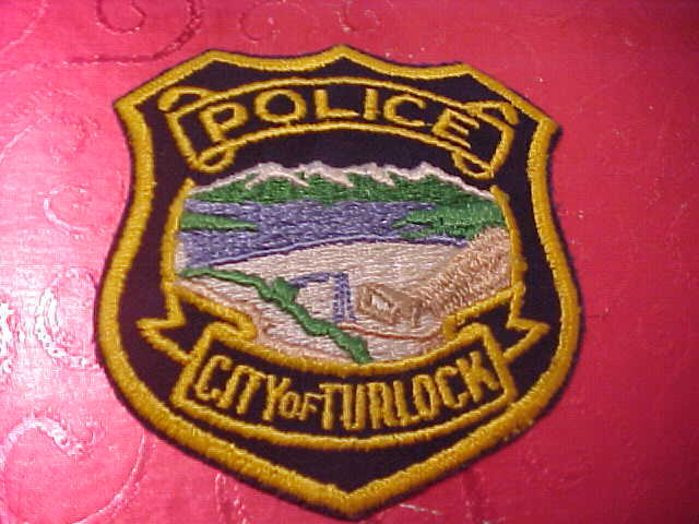 TURLOCK CALIFORNIA POLICE PATCH SHOULDER SIZE UNUSED | eBay