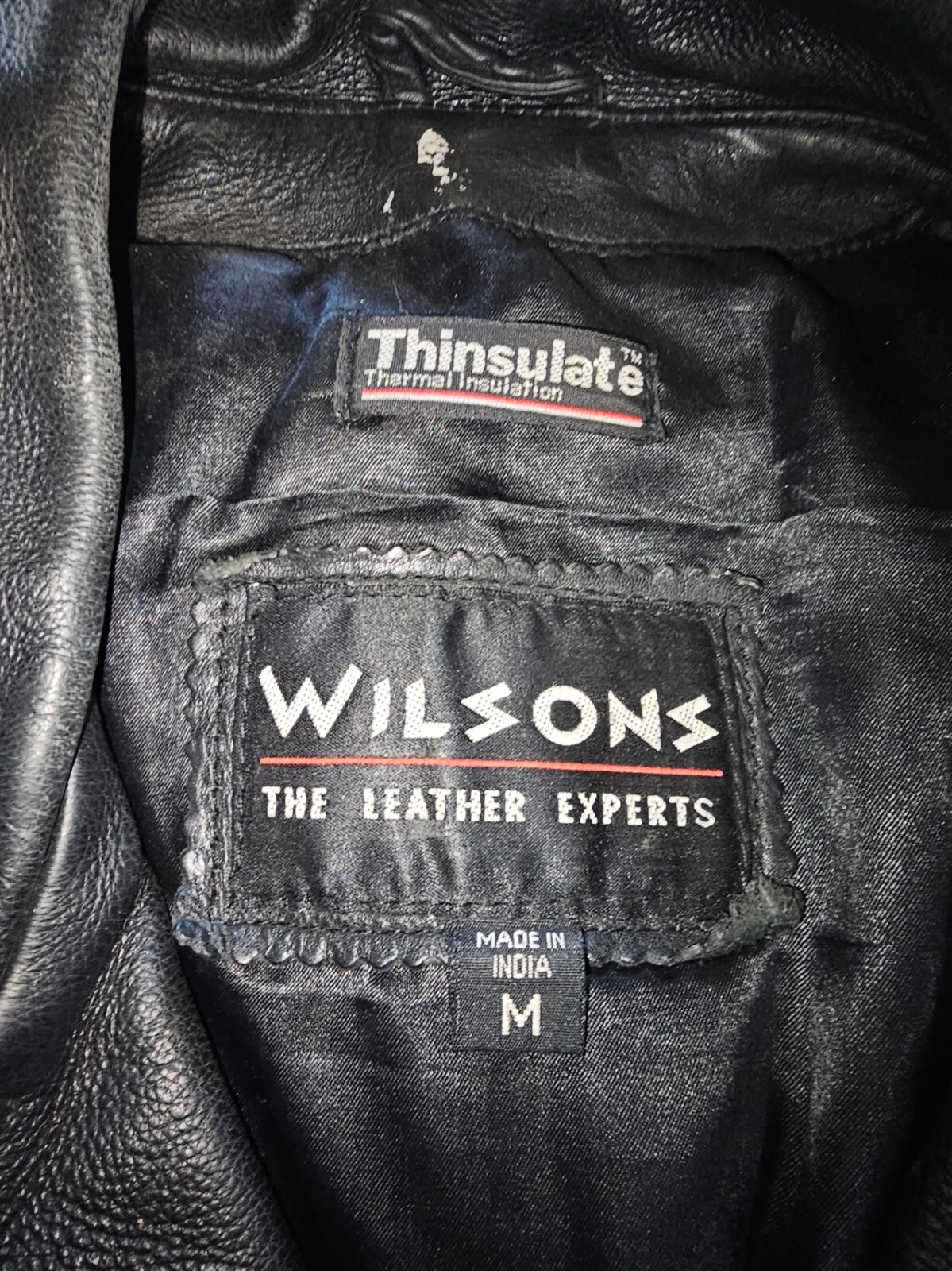 Vintage Wilson Motorcycle Jacket Men's Medium Black L… - Gem
