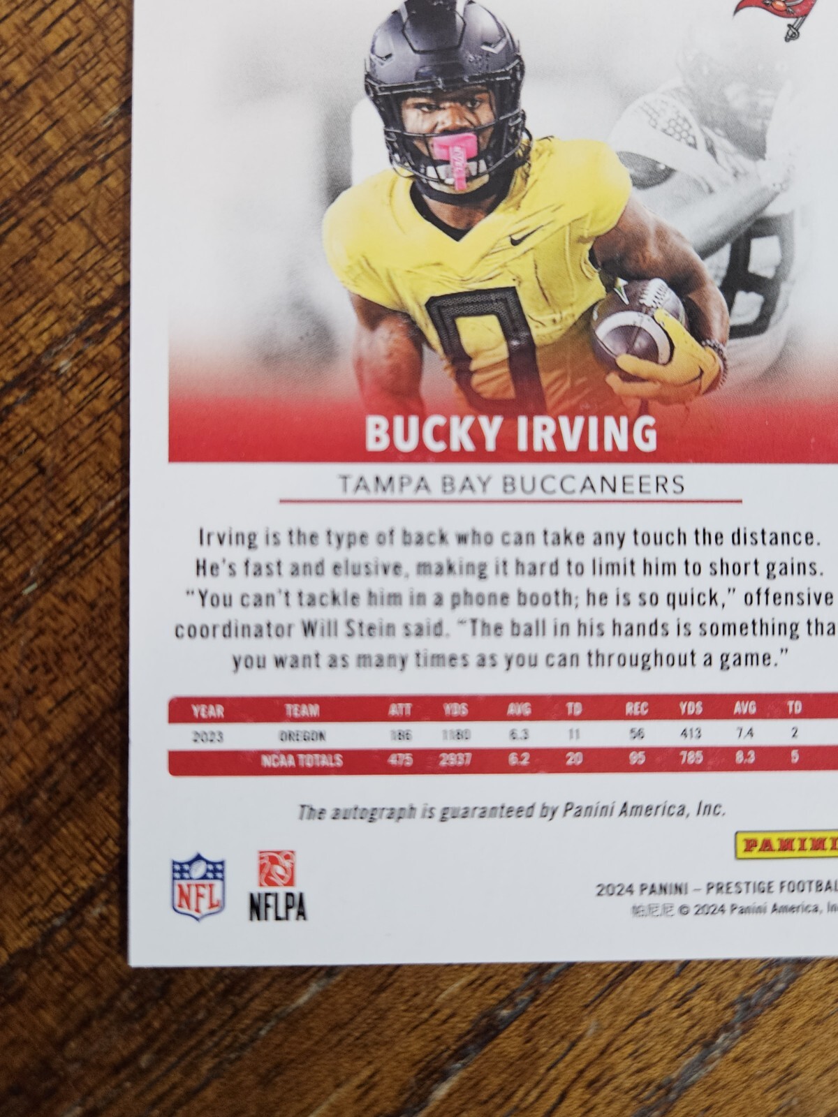 2024 PANINI PRESTIGE BUCKY IRVING GOLD /50 XTRA POINTS RC AUTOGRAPH NM+ ...