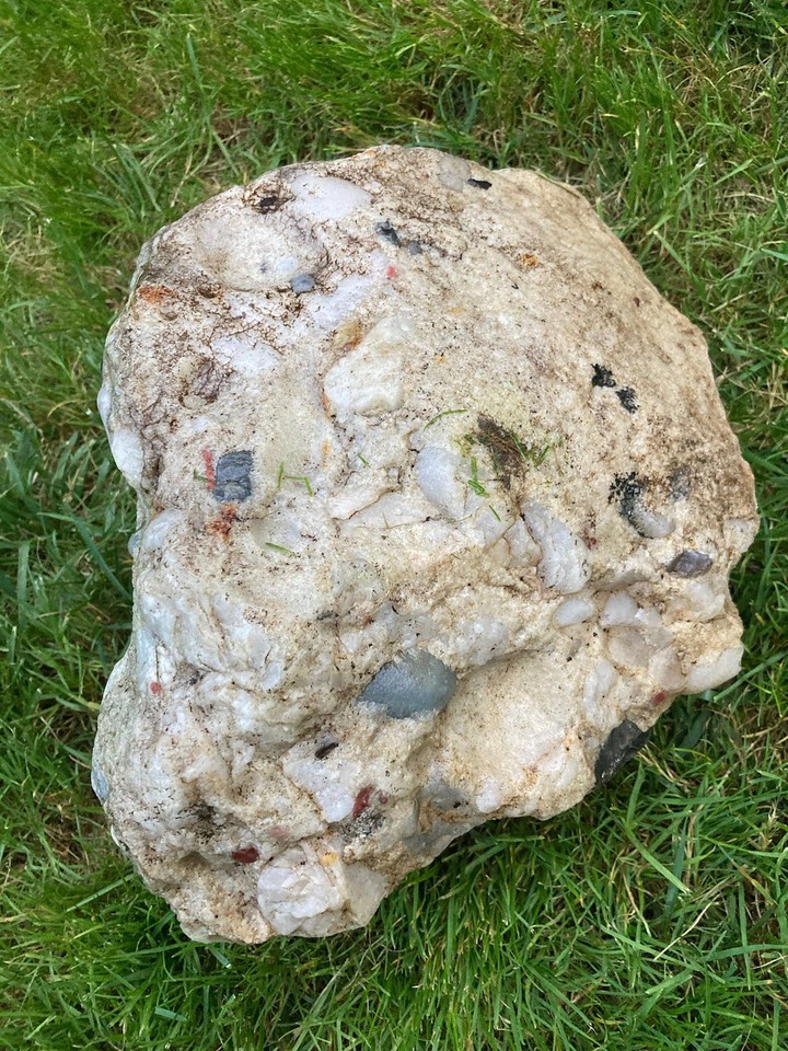 Mega Michigan Puddingstone Quartzite Jasper Quartz Blue Plum White 33lb ...