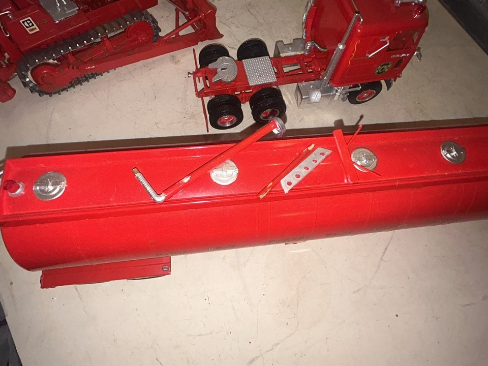 Vintage Custom Built AMT Chevy Titan 90 Semi Fire Truck & Tanker ...