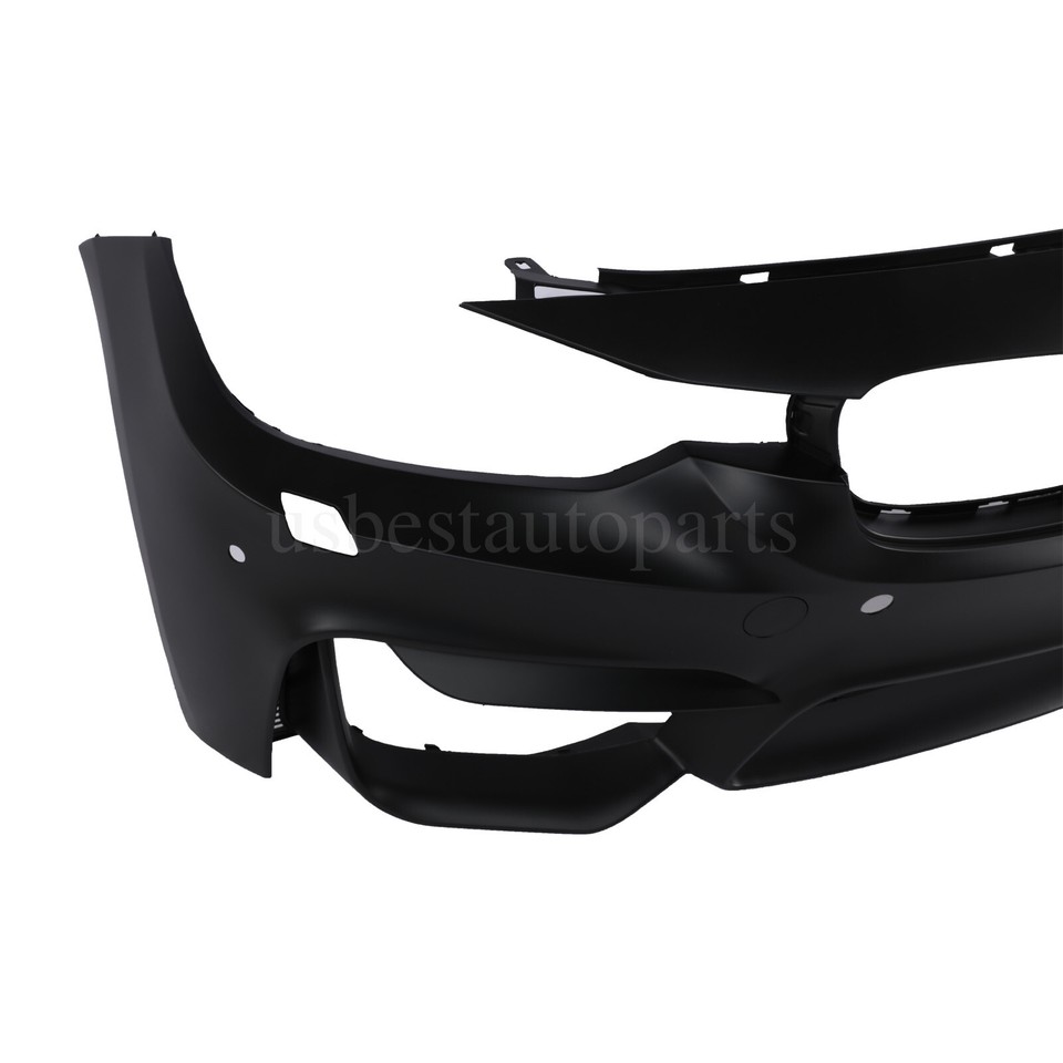 F30 M3 Style Front Bumper Cover Kit W/Fog Lights For BMW 3 Series 2012 ...