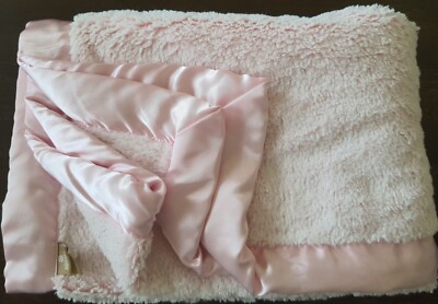 Pink Sherpa Baby Blanket Security Lovey 30" 40" Target LIMITED 2016 ...