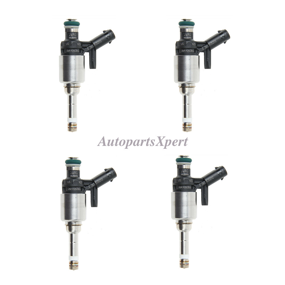 For AUDI Q5 VW Golf Jetta GTi 2.0T 4 pcs OEM Bosch Fuel Injectors 06A ...