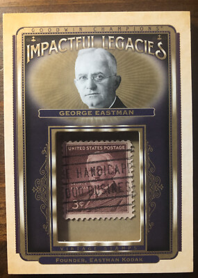 2021 UD Goodwin Champions Impactful Legacies George Eastman Kodak Stamp ...