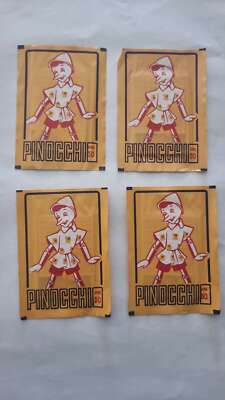 4 RARE BUSTINE DI FIGURINE (a) - PINOCCHIO Raro Album del 1968 | eBay