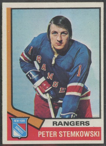 1974-75 Topps #77 Peter Stemkowski New York Rangers | eBay