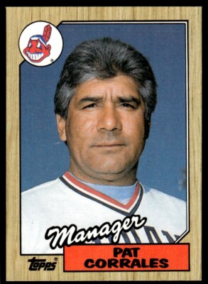 1987 Topps Baseball Card Pat Corrales Cleveland Indians #268 | eBay