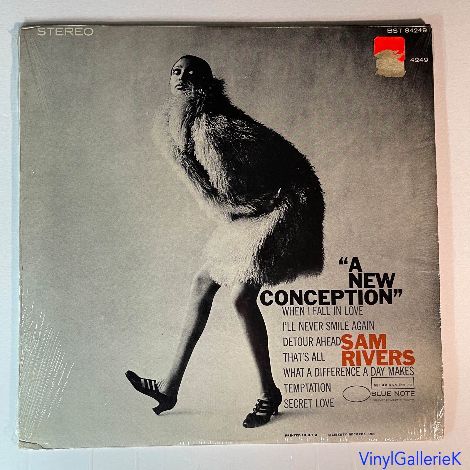 SAM RIVERS A NEW CONCEPTION 1966 BLUE NOTE BST 84249 EXC OPEN SHRINK Lp ...