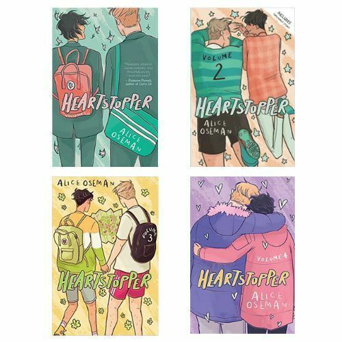 Heartstopper Series Vol 1-4, Complete Book Set Alice Oseman, Paperback ...