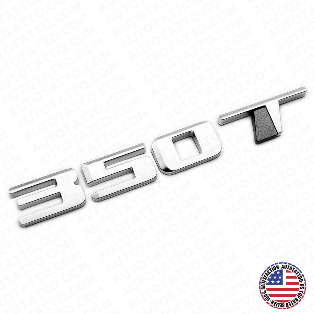 For Cadillac CT4 CT5 XT4 XT5 Rear Turnk 350 T Nameplate Badge Logo ...