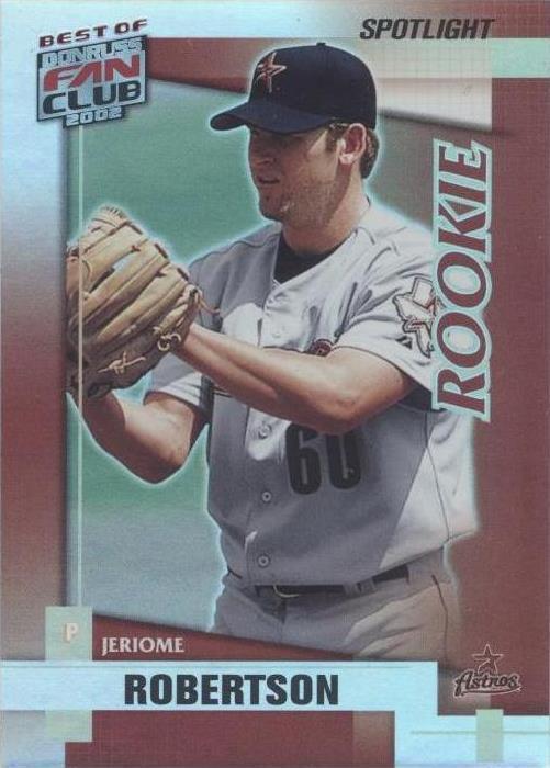 2002 Donruss The Rookies - Best of Fan Club Update Jeriome Robertson ...